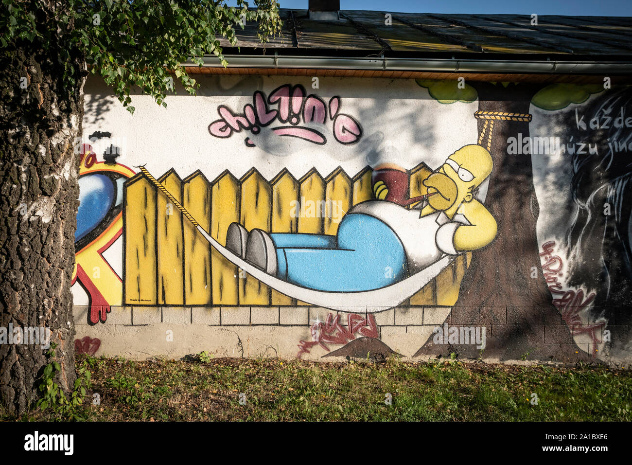 The Simpsons Street Art