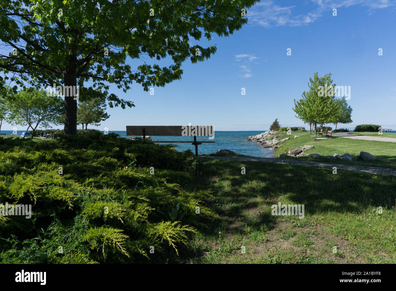 Canada Ontarion Collingwood - at noon at the Sunset Point in ...