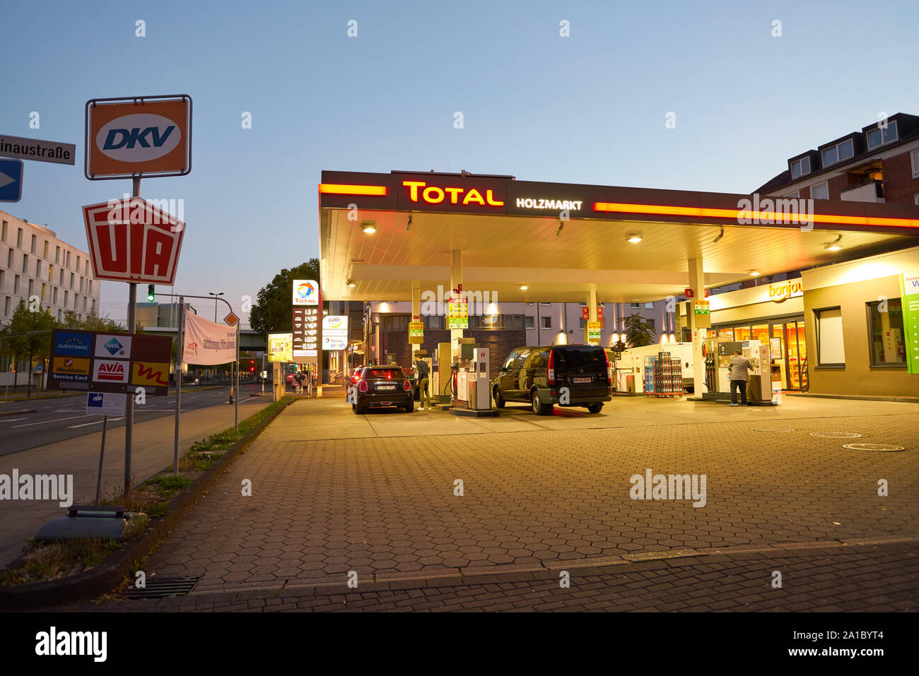 Total filling station hi-res stock photography and images - Alamy