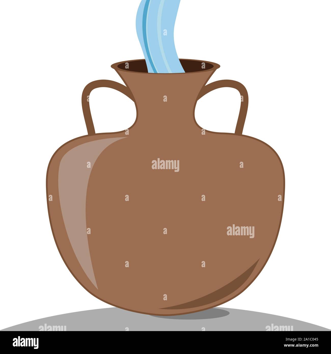 Big jug, illustration, vector on white background Stock Vector Image ...