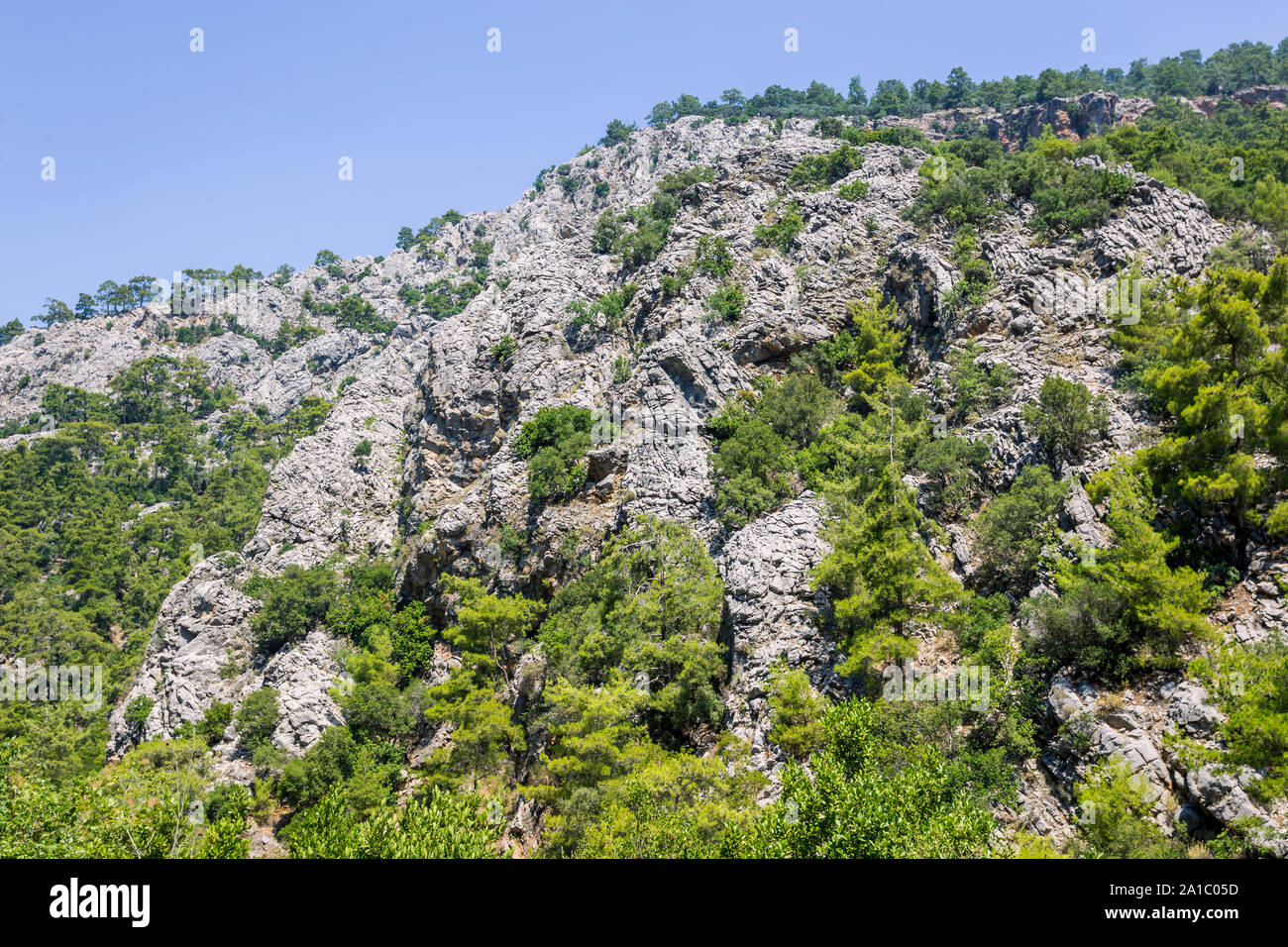 Rocks on hillside beautiful and lovely landscapes of Turkey mountain ...
