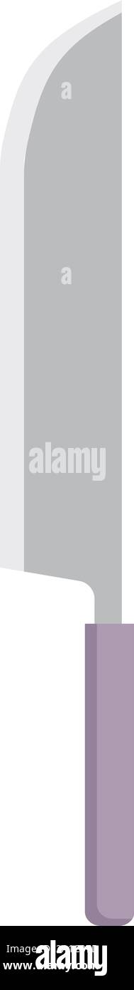 Kife for bread, illustration, vector on white background Stock Vector ...