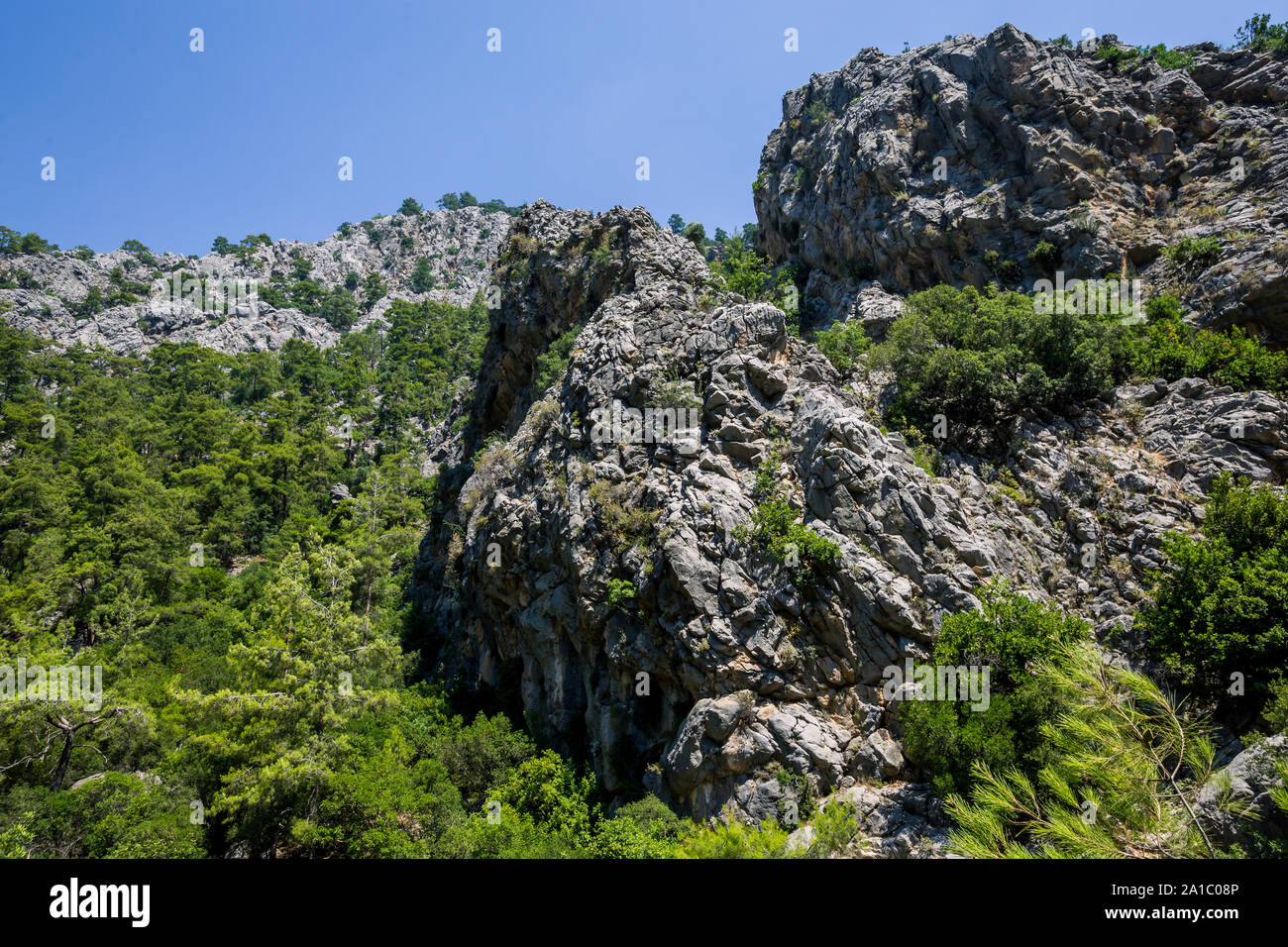 Rocks on hillside beautiful and lovely landscapes of Turkey mountain ...