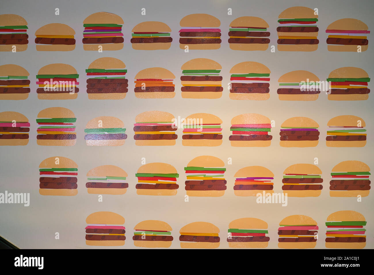 COLOGNE, GERMANY - CIRCA SEPTEMBER, 2018: close up shot of a wall at a ...