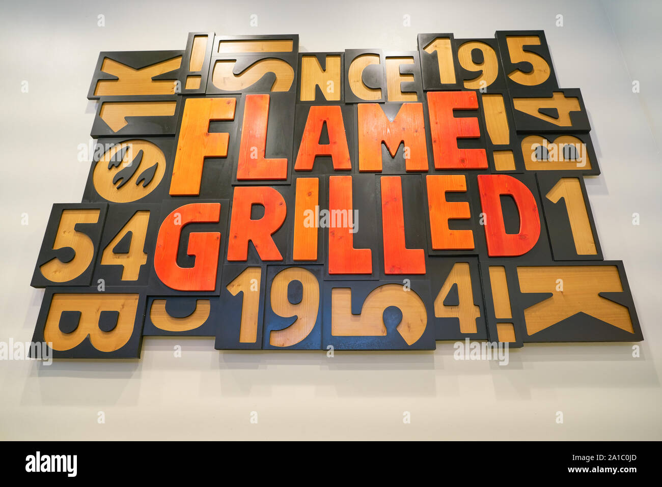 COLOGNE, GERMANY - CIRCA SEPTEMBER, 2018: close up shot of a wall at a ...