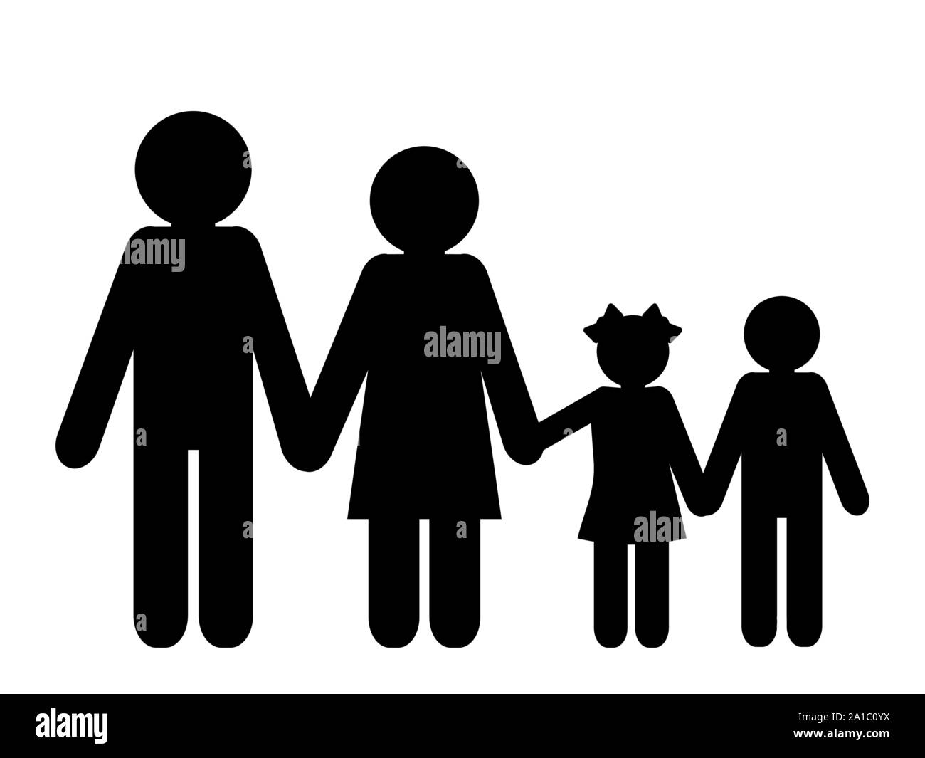 Family pictogram hi-res stock photography and images - Alamy