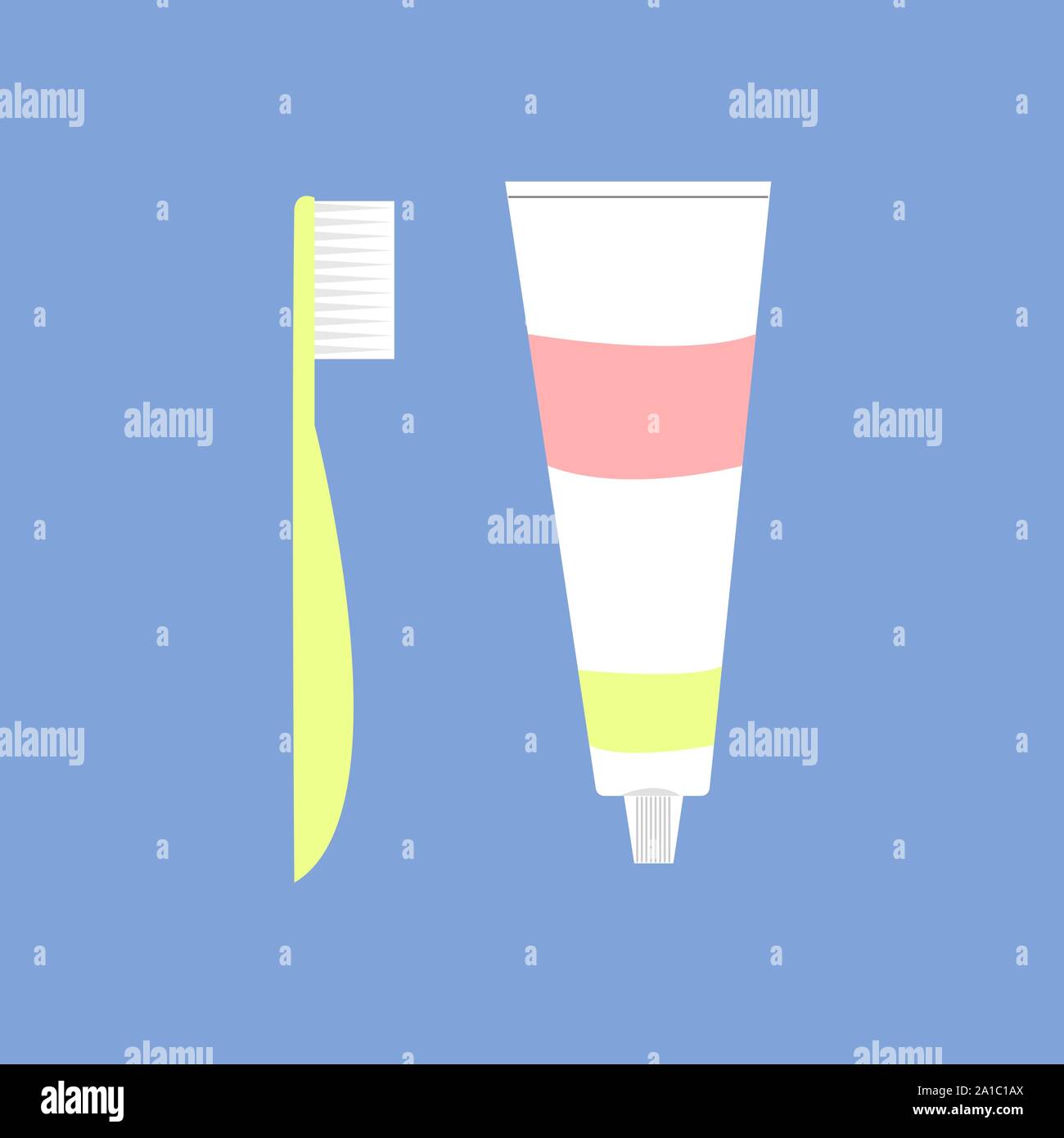 Toothpaste tube cleaning Stock Vector Images - Alamy