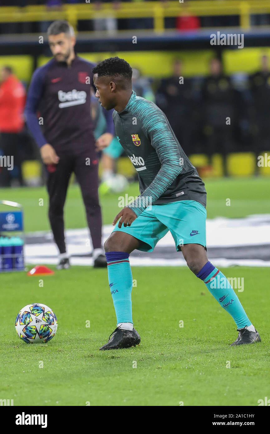 Ansu Fati in FC Barcelone during the UEFA Champions League, Group F ...