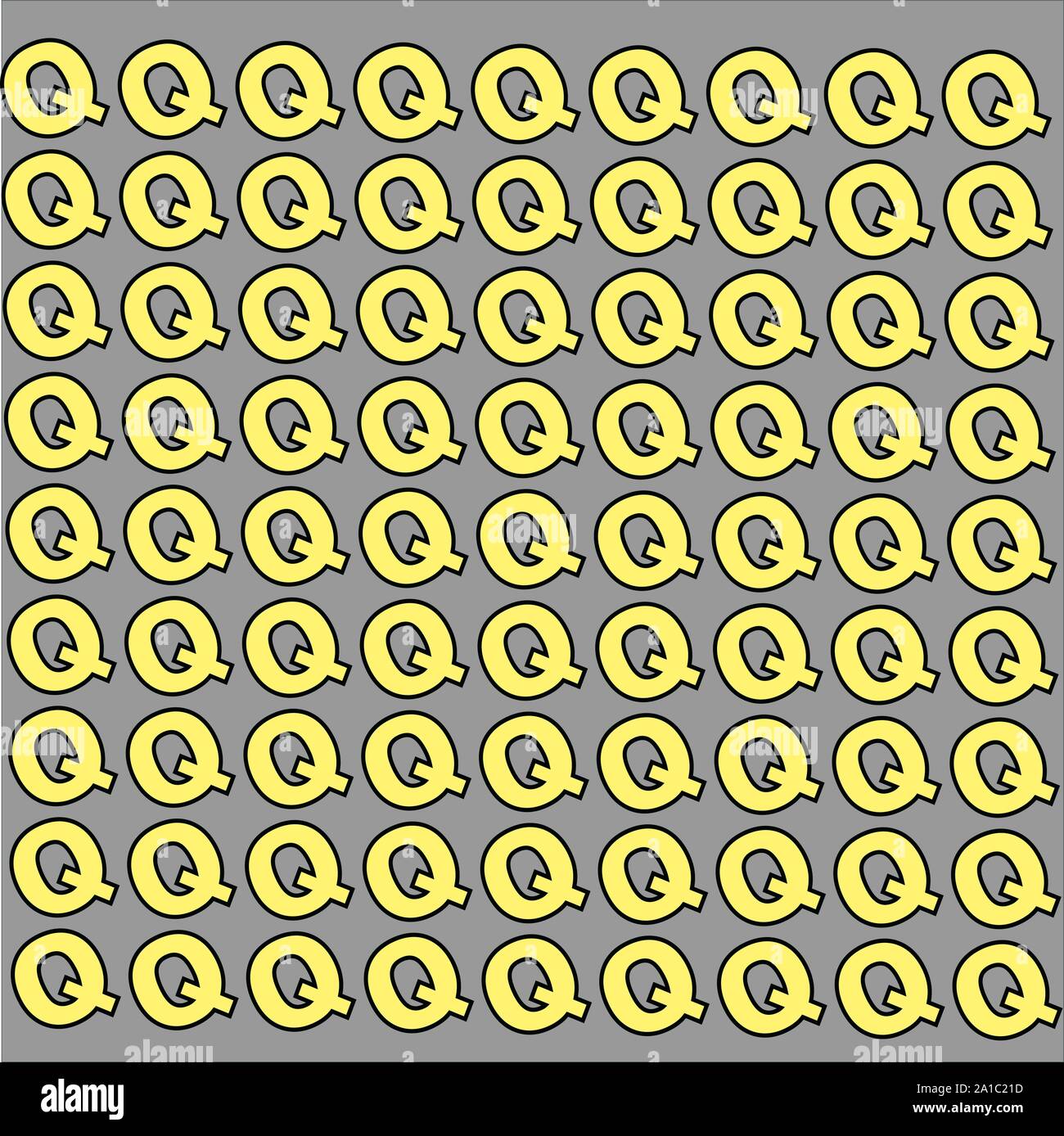 Letter Q wallpaper, illustration, vector on white background Stock ...