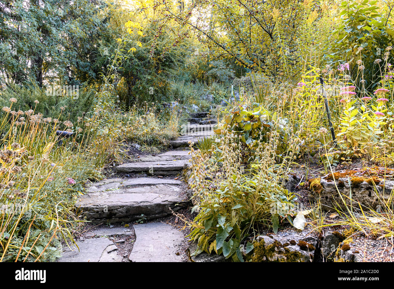 Reader Rock Garden Historic Park, Calgary Alberta Canada Stock Photo ...