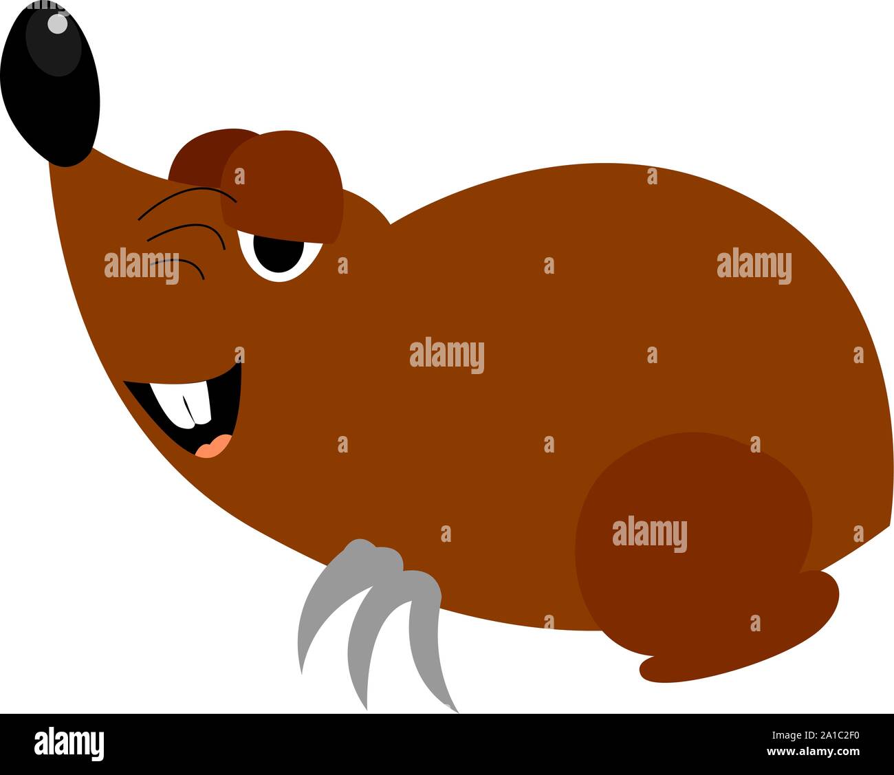 Funny mole Stock Vector Images - Alamy