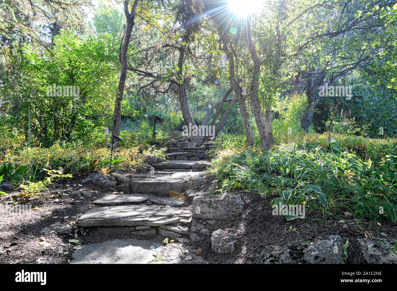Reader Rock Garden Historic Park, Calgary Alberta Canada Stock Photo ...