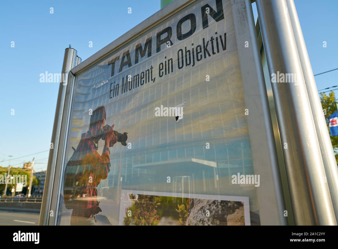 COLOGNE, GERMANY - CIRCA SEPTEMBER, 2018: an advertisement poster seen ...