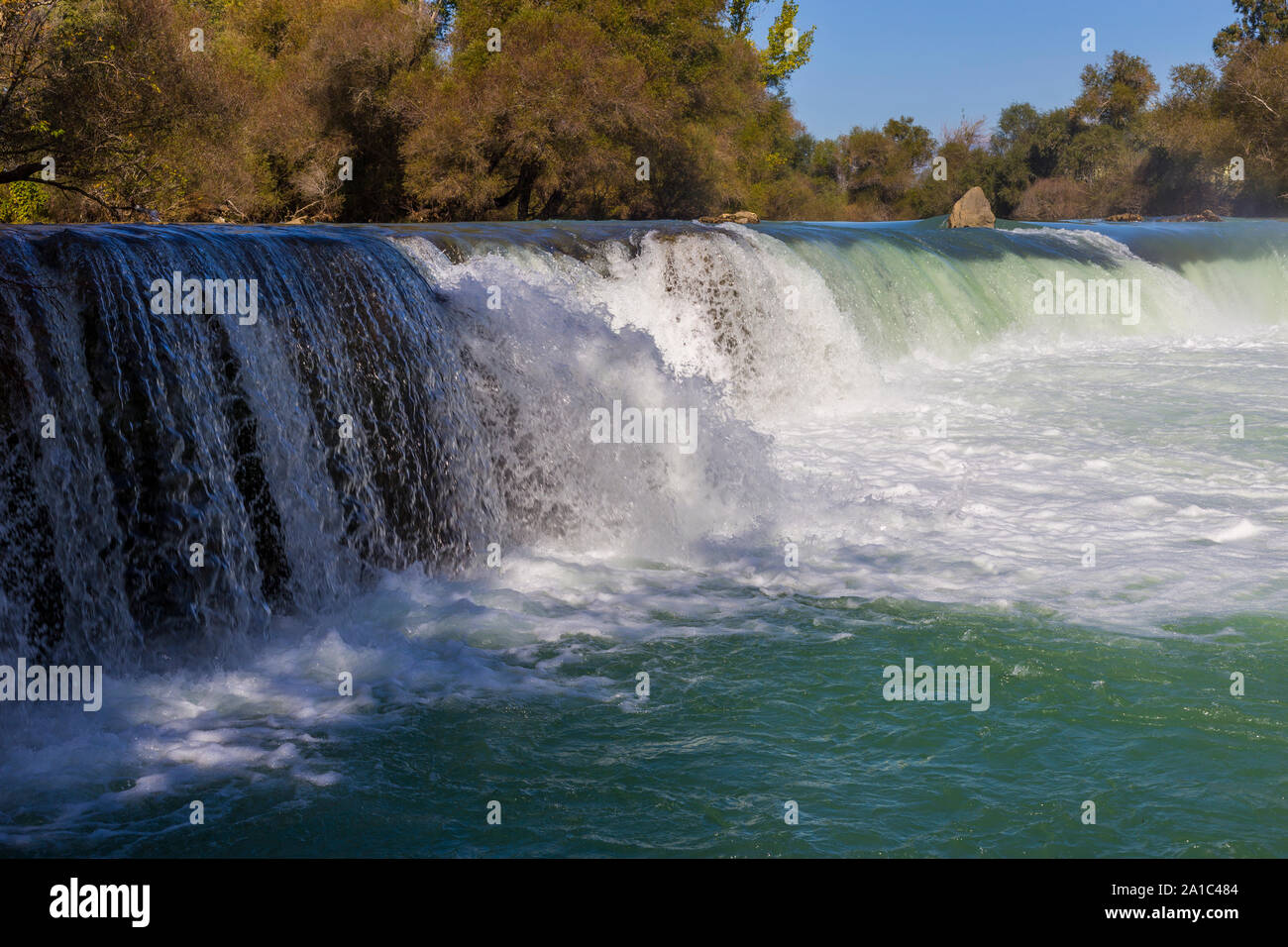 Manavgat big waterfall in Turkey Stock Photo - Alamy