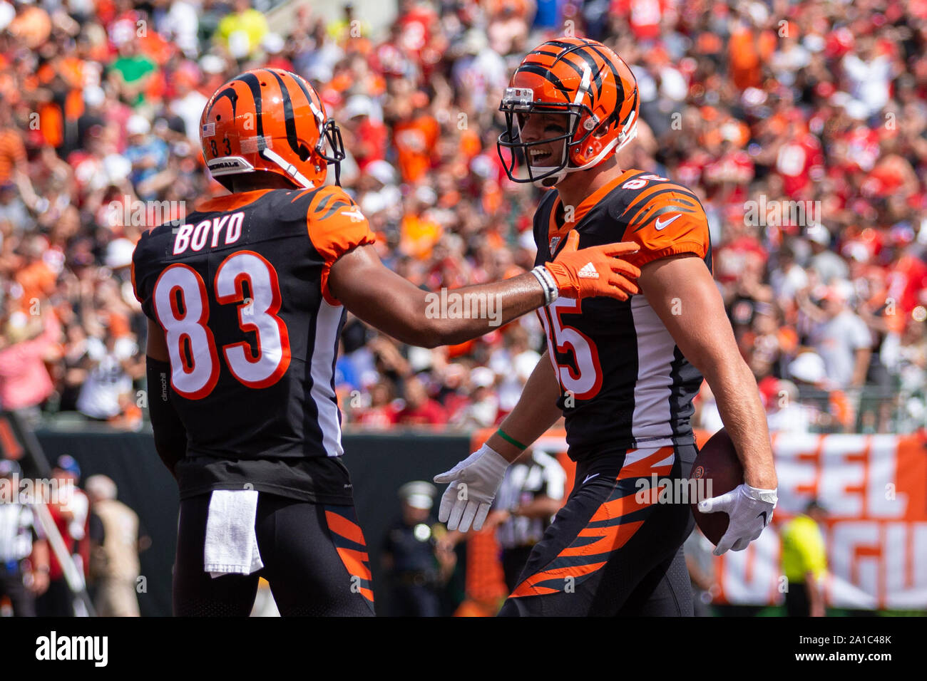 September 15, 2019: Cincinnati Bengals tight end Tyler Eifert (85 ...