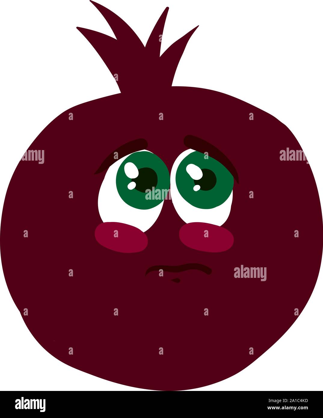 Pineapple pomegranate lemon kiwi Stock Vector Images - Alamy