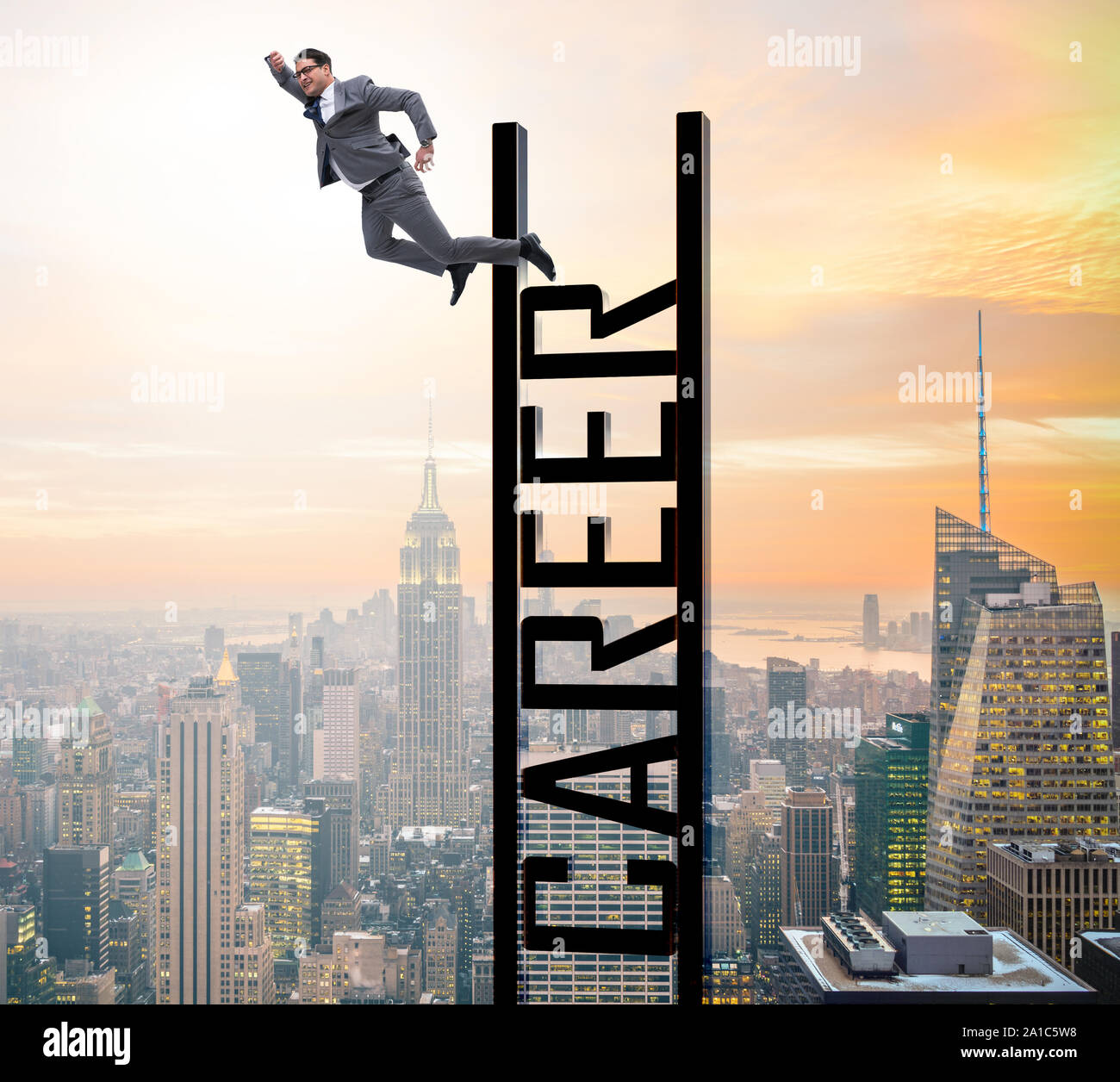Businessman failing in career hi-res stock photography and images - Alamy