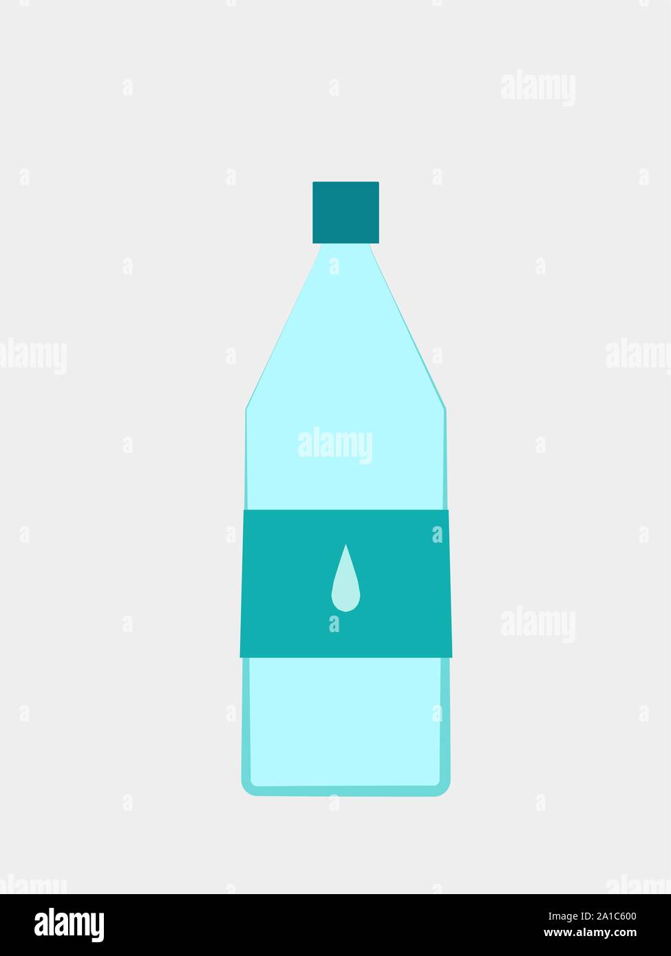 Water, illustration, vector on white background Stock Vector Image ...