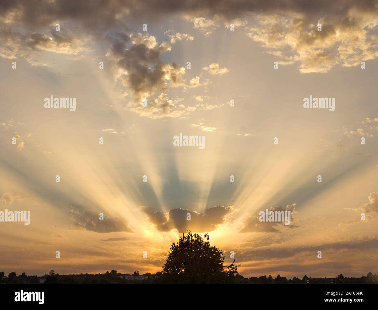Golden rays hi-res stock photography and images - Alamy