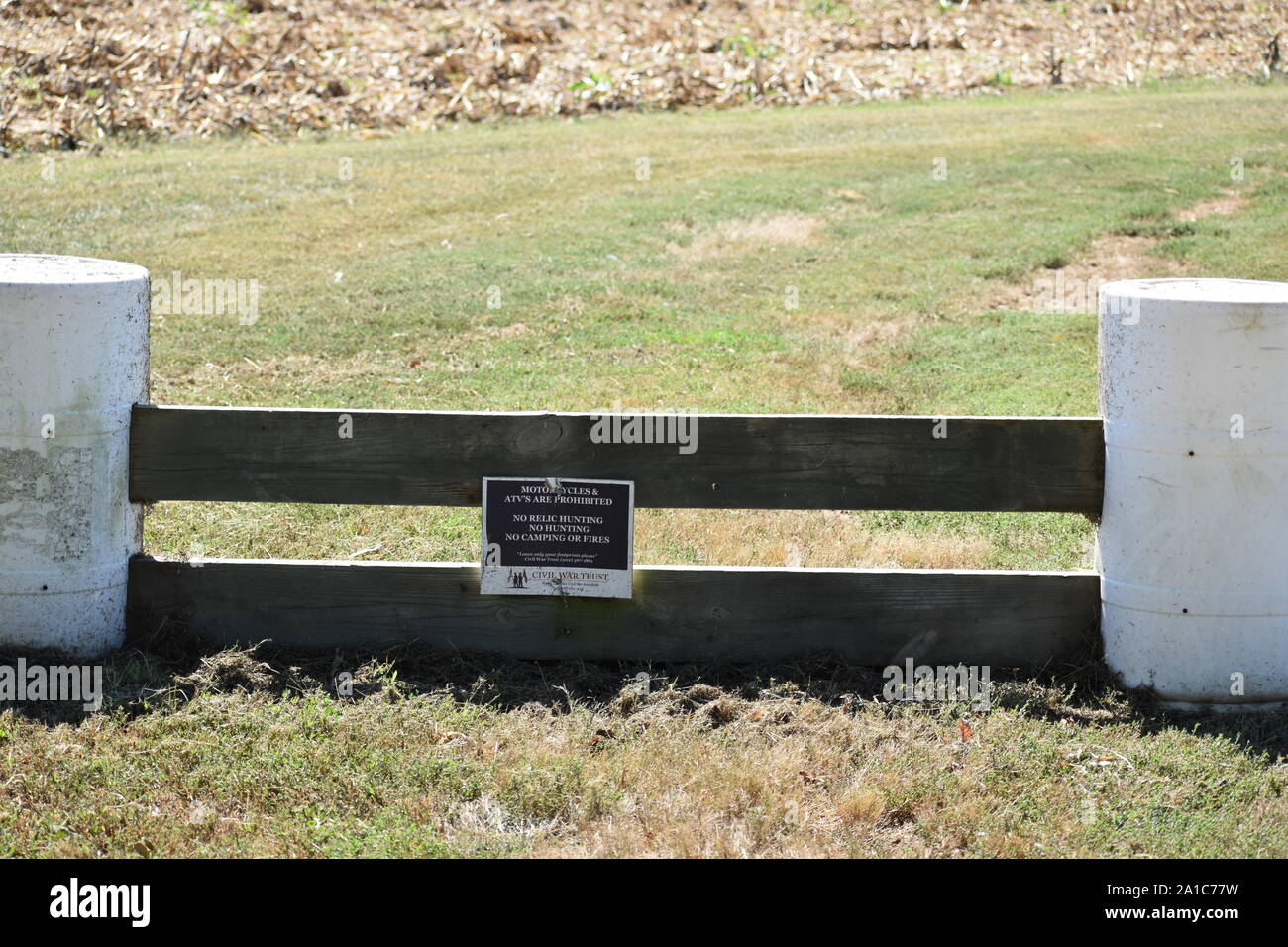 Civil War Sign Virginia Stock Photo - Alamy