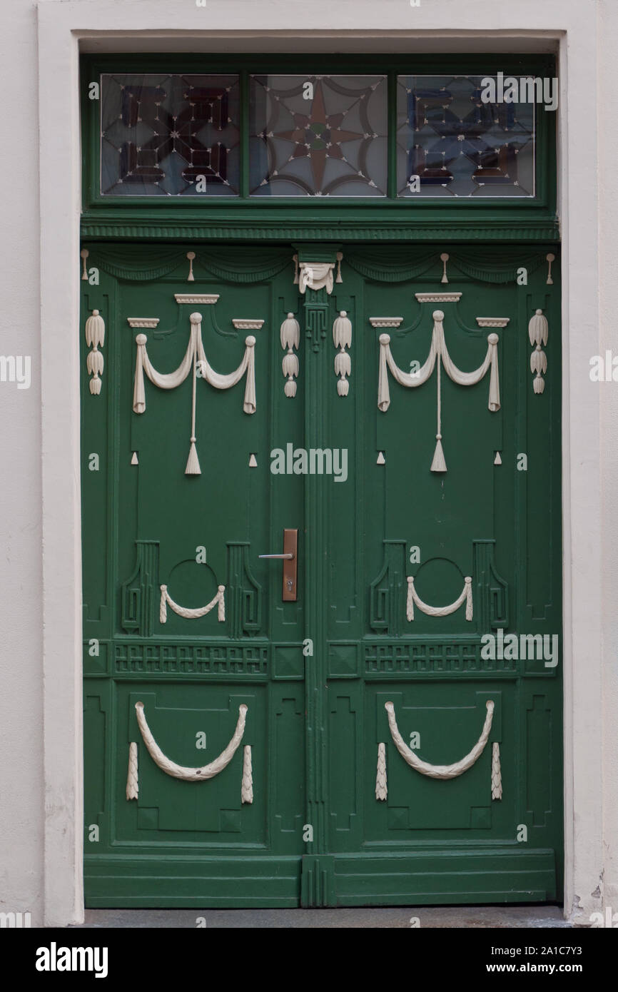 Colorful front door Stock Photo - Alamy