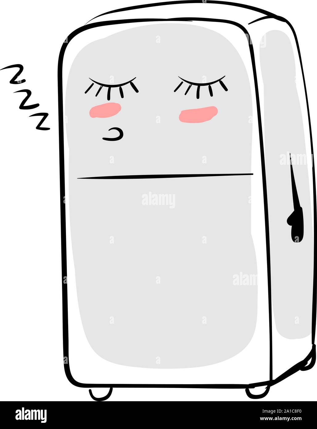 Oven fridge freezer Cut Out Stock Images & Pictures - Alamy