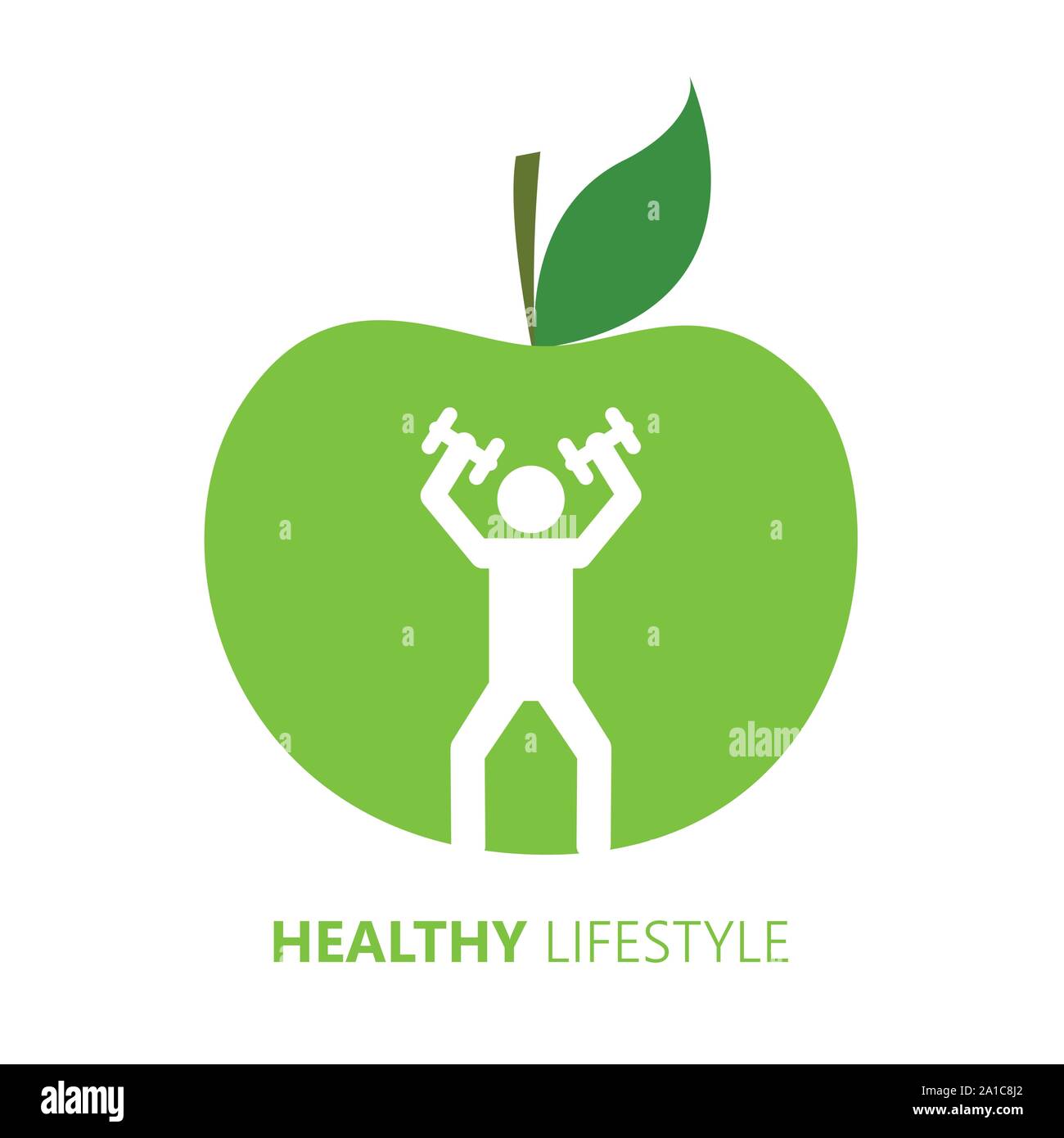 Healthy active lifestyle concept Stock Vector Images - Alamy