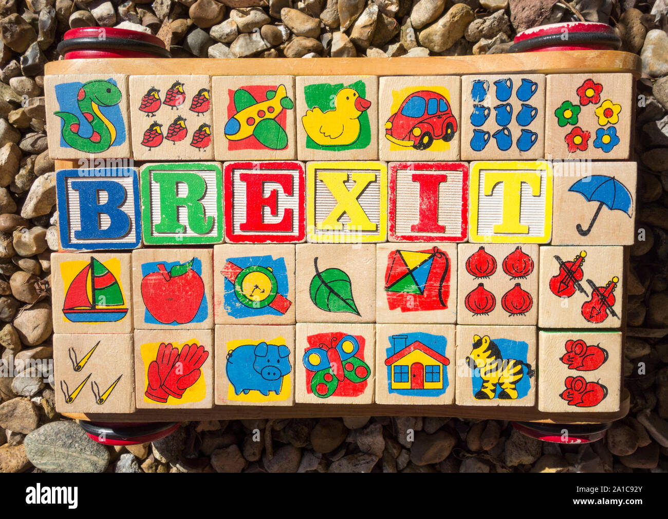 Bricks alphabet hi-res stock photography and images - Alamy