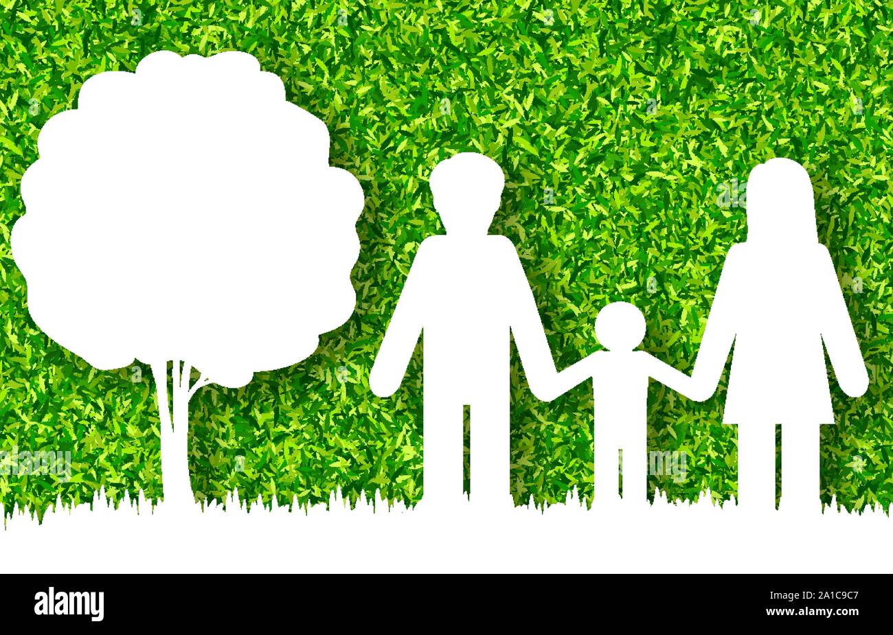 Happy family concept vector background Stock Vector Image & Art - Alamy