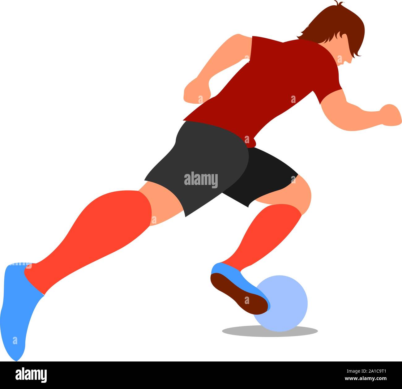 International football player Cut Out Stock Images & Pictures - Alamy
