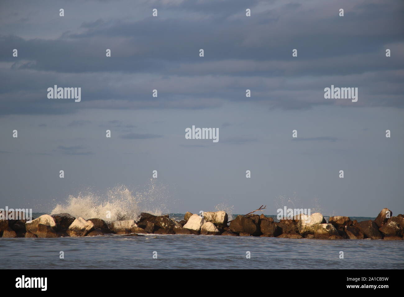 landscape of the Adriatic sea in Italy Stock Photo - Alamy