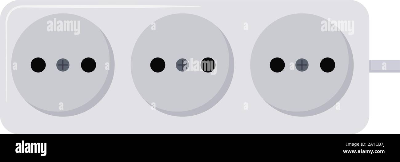 Electric tee, illustration, vector on white background Stock Vector ...