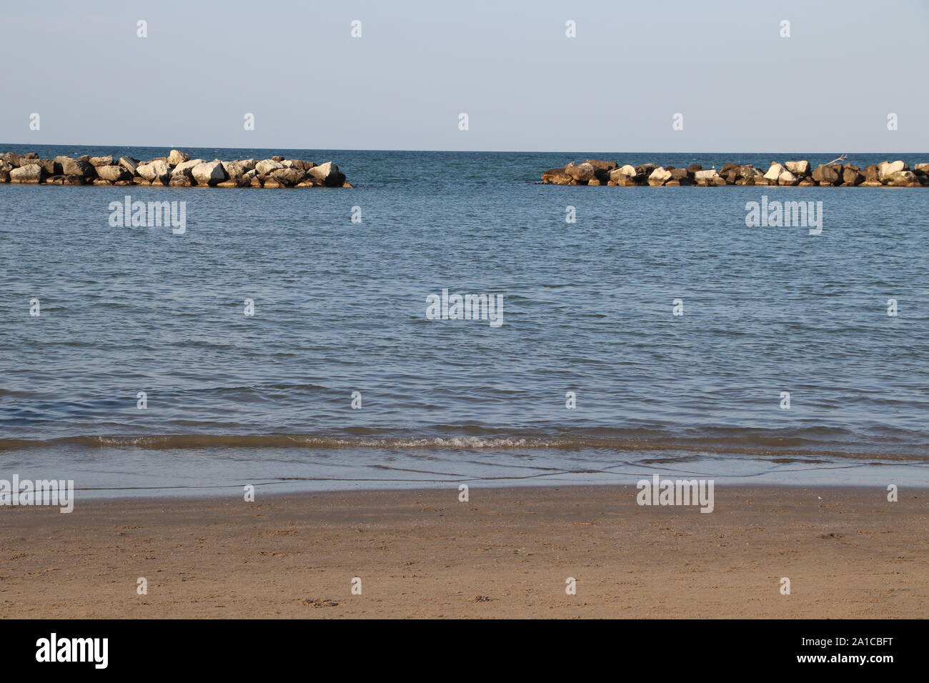 landscape of the Adriatic sea in Italy Stock Photo - Alamy