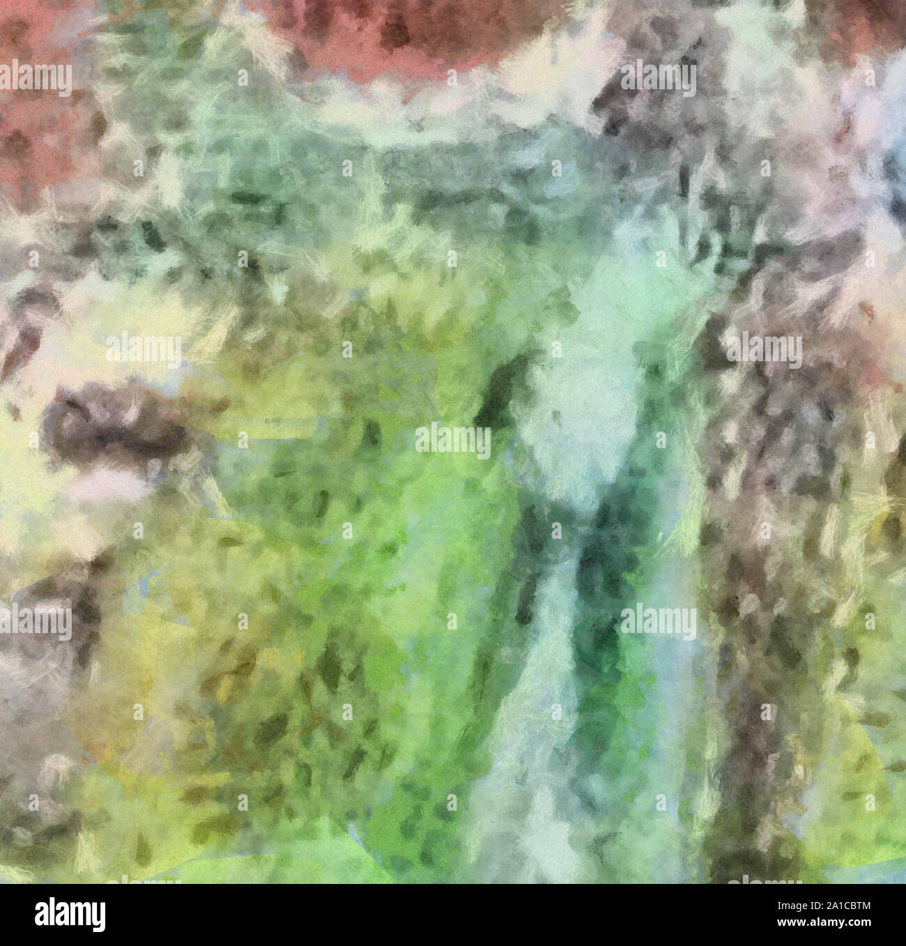 Large colorful splashes of paint on canvas, unique design elements ...