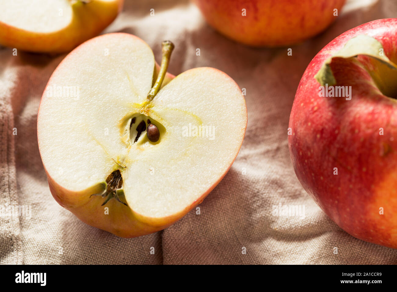 Raw Red Organic Gala Apples Ready to Eat Stock Photo - Alamy