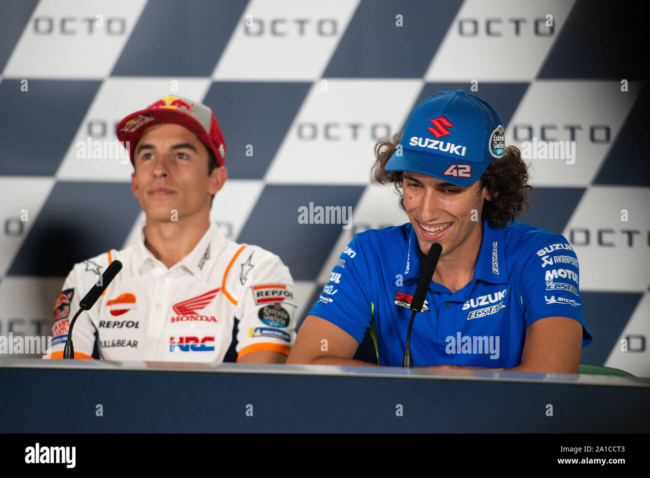 Misano Adriatico, Italy. 12th Sep, 2019. Marc Marquez, Spanish rider ...