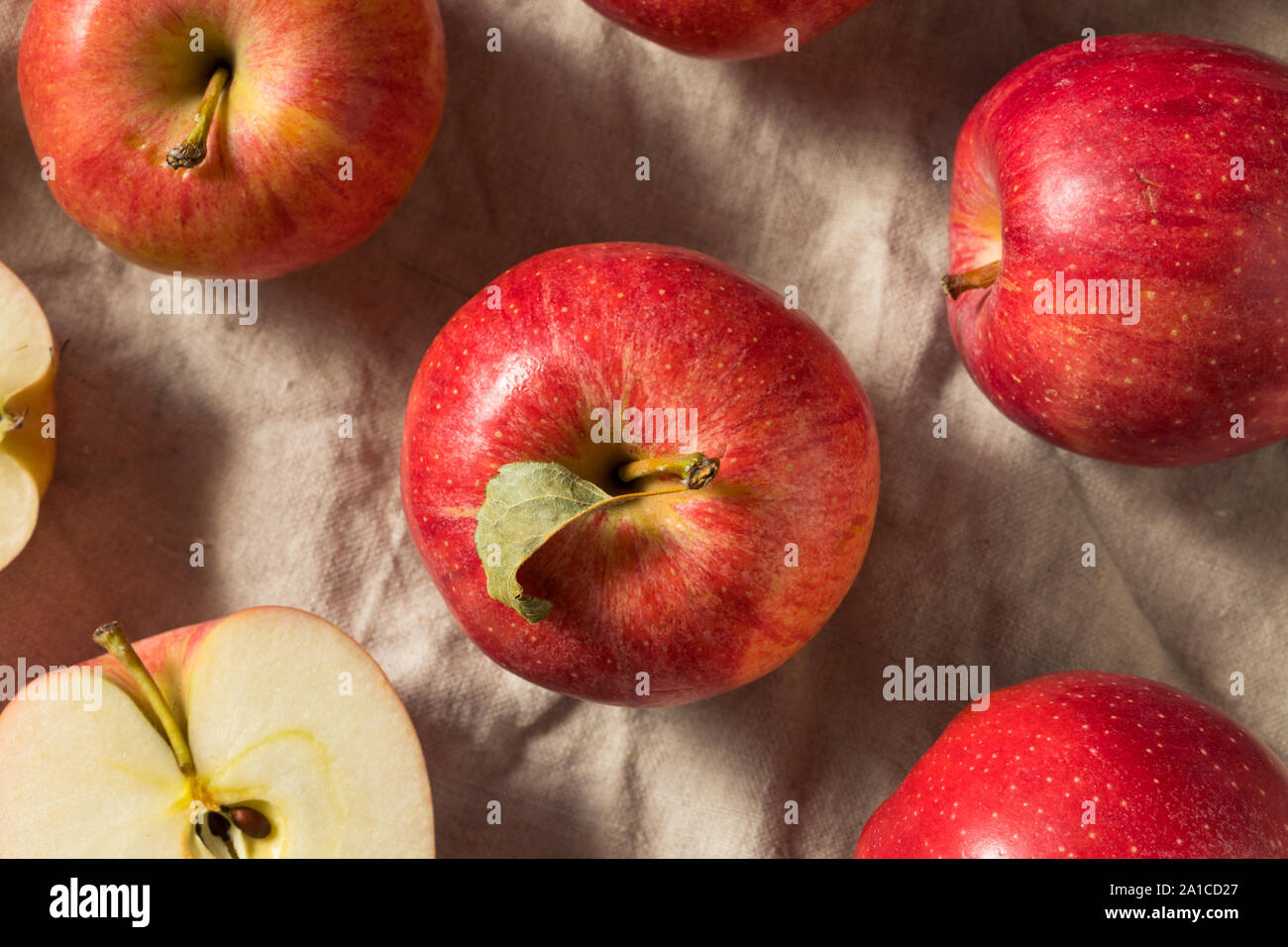 Raw Red Organic Gala Apples Ready to Eat Stock Photo - Alamy