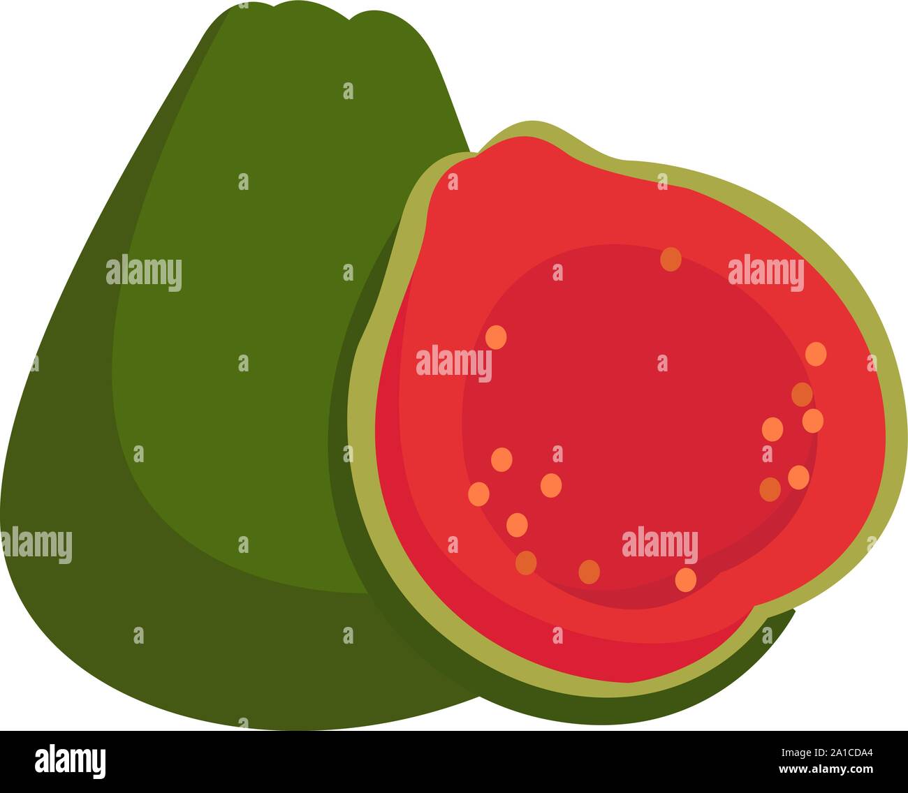 Orange guava Cut Out Stock Images & Pictures - Alamy
