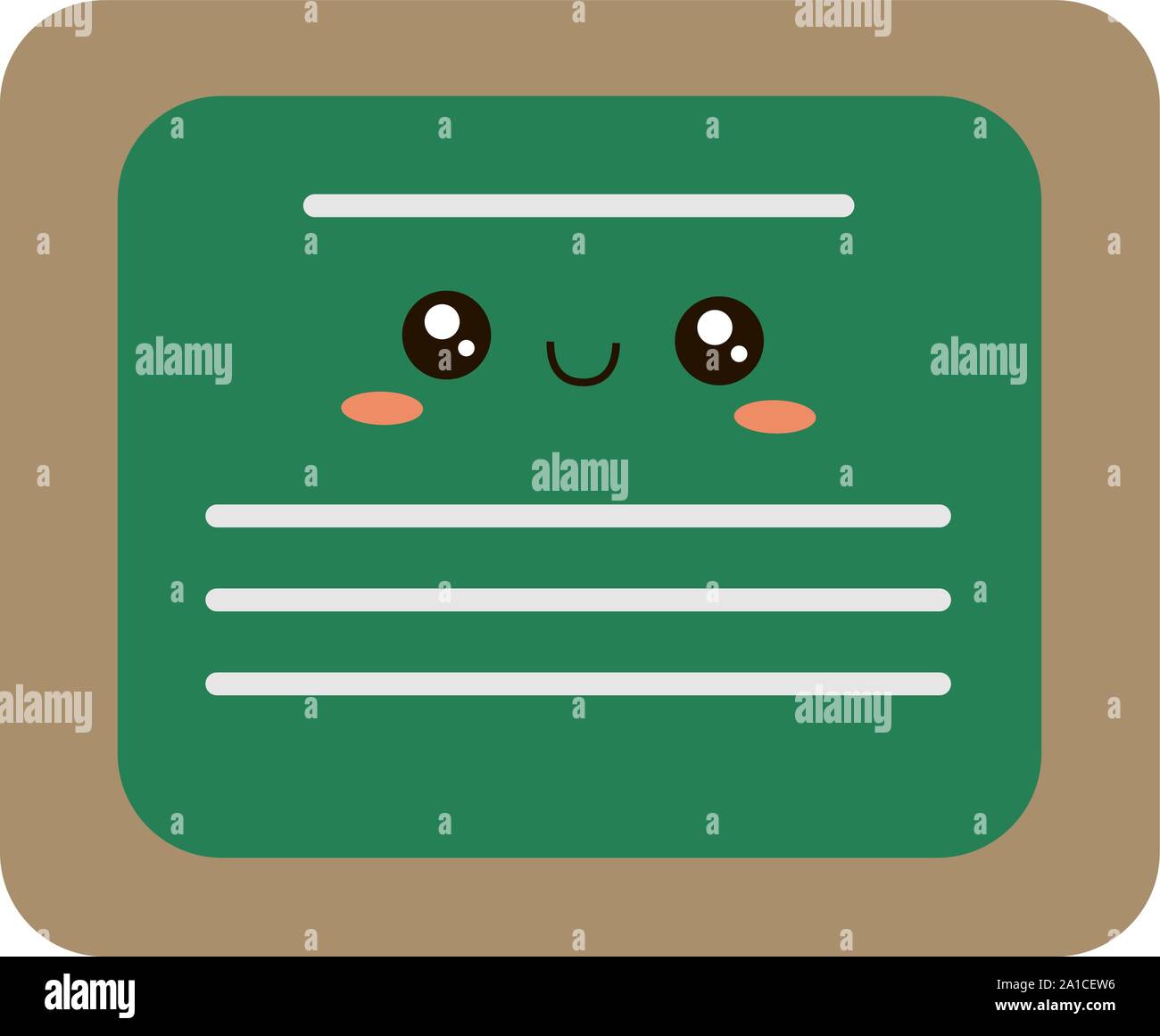 Blackboard, illustration, vector on white background Stock Vector Image ...