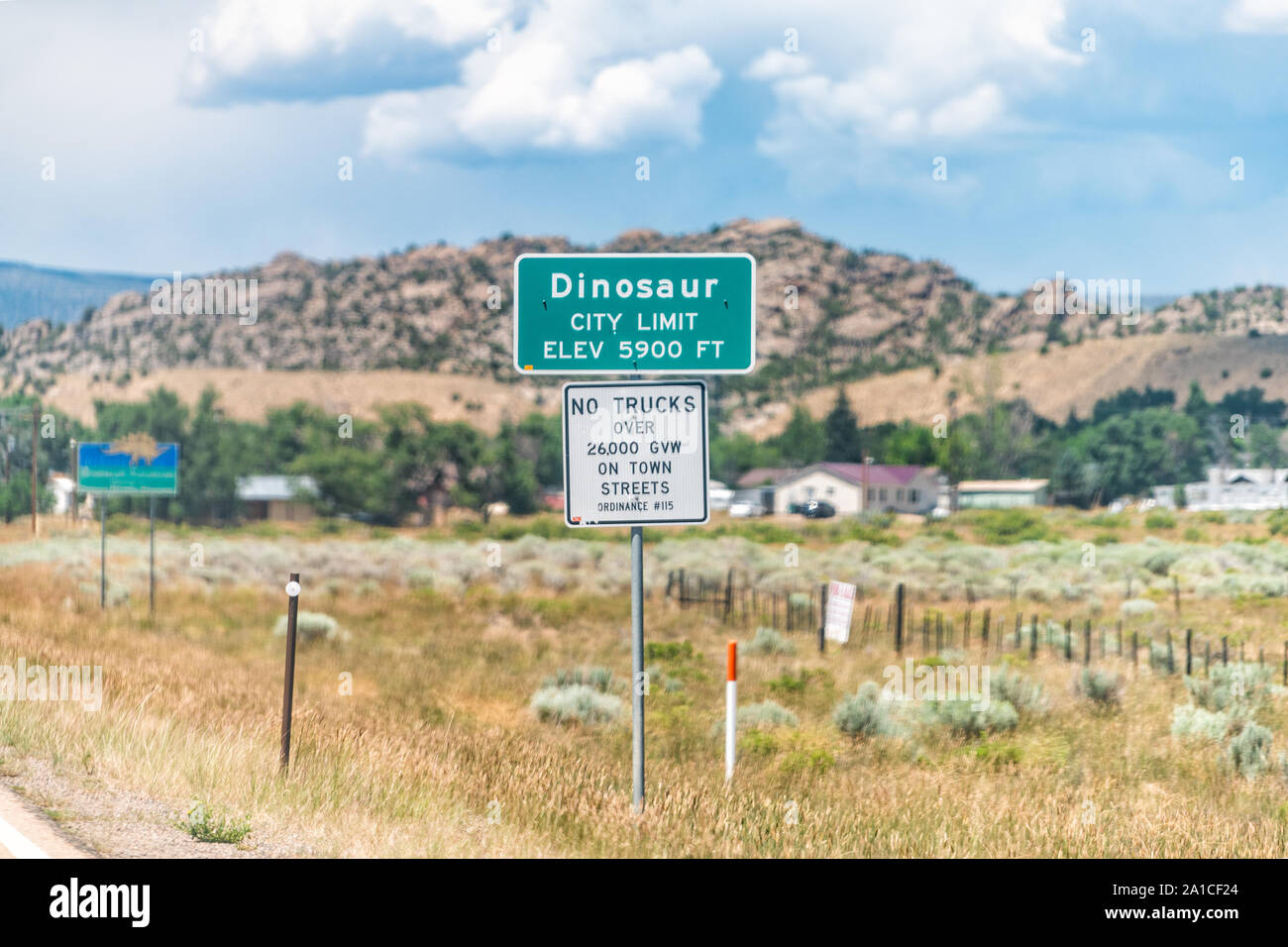 Elevation sign colorado hi-res stock photography and images - Alamy