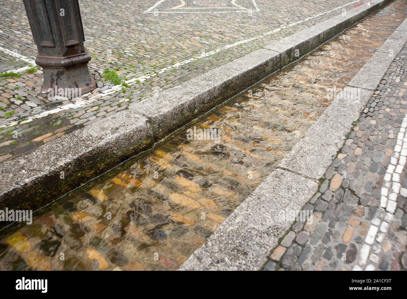 Freiburg im Breisgau, Freiburger Bächle Stock Photo - Alamy