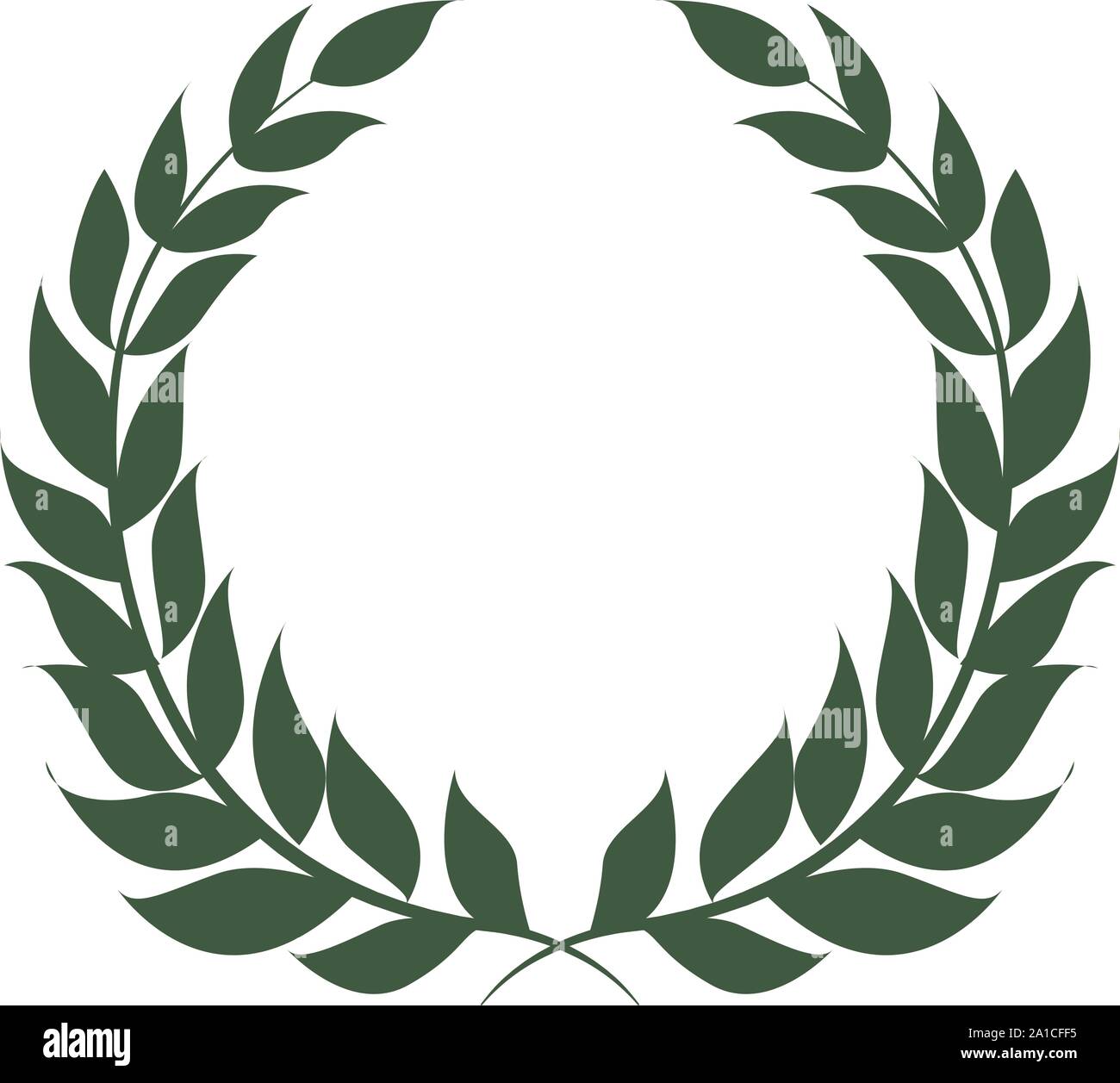 Laurel wreath illustration hi-res stock photography and images - Alamy