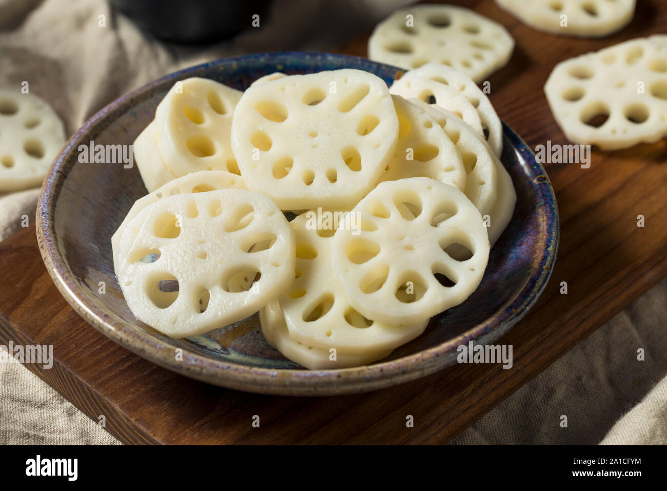 Lotus root slices hi-res stock photography and images - Alamy