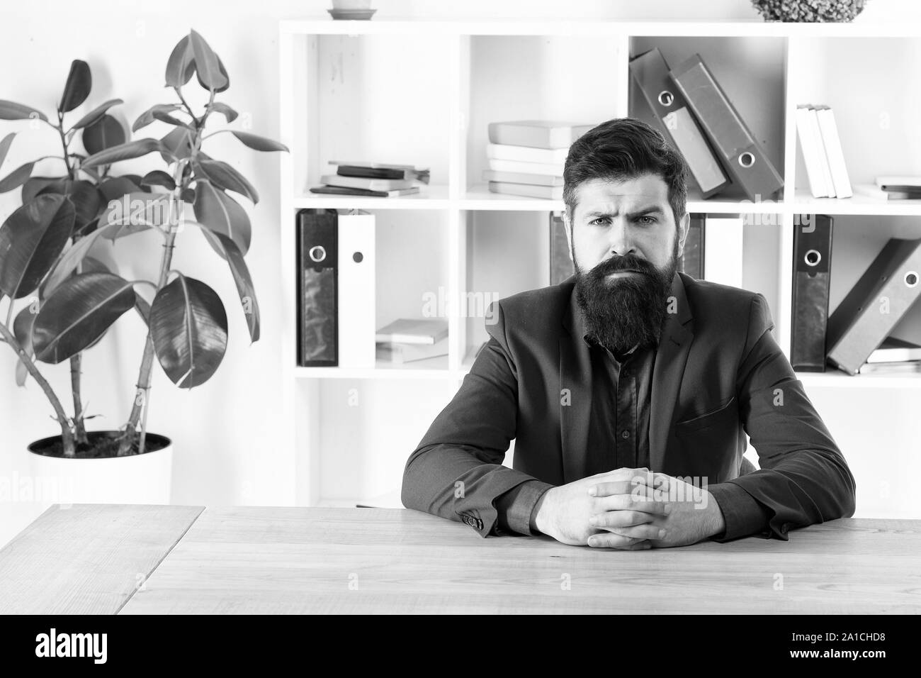 Am i ready to be an employer Black and White Stock Photos & Images - Alamy