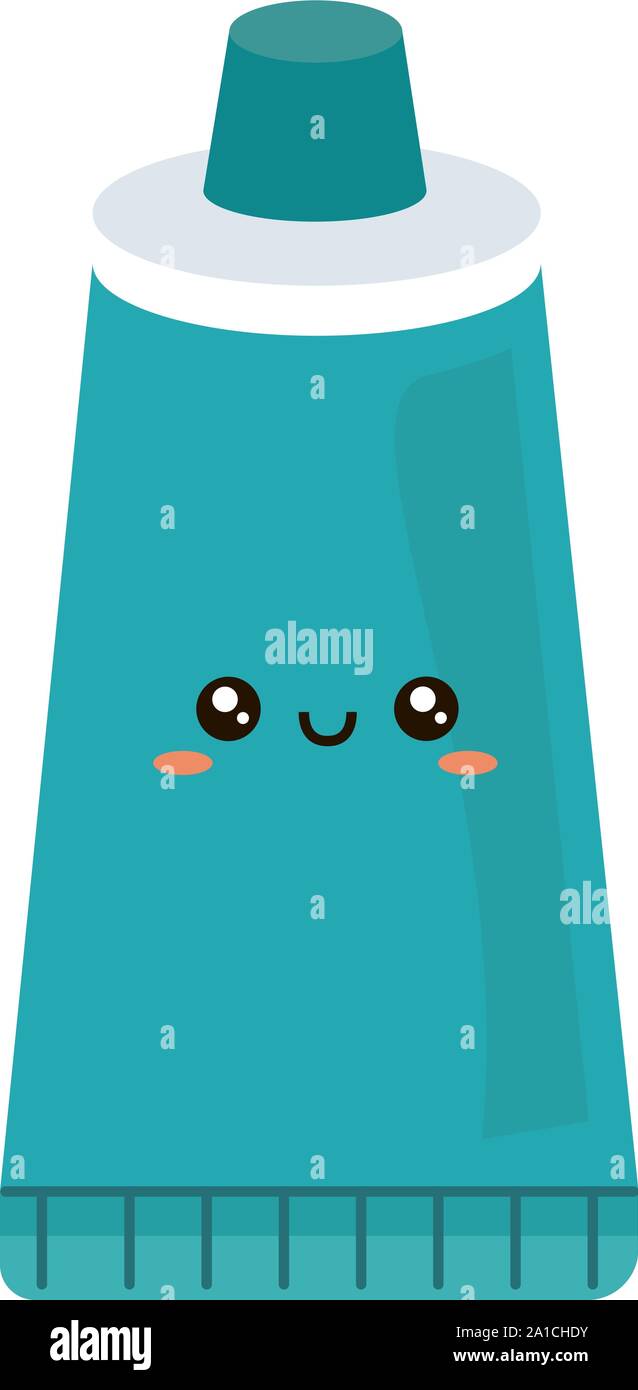 Toothpaste, illustration, vector on white background Stock Vector Image ...