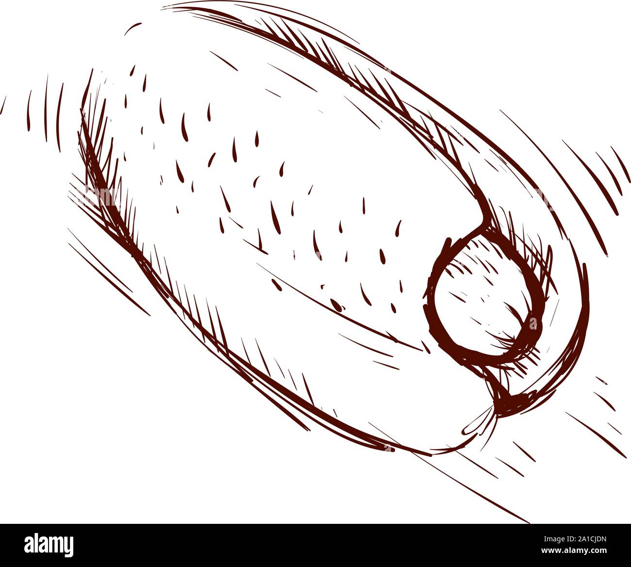 Hot pizza sandwich on Stock Vector Images - Alamy