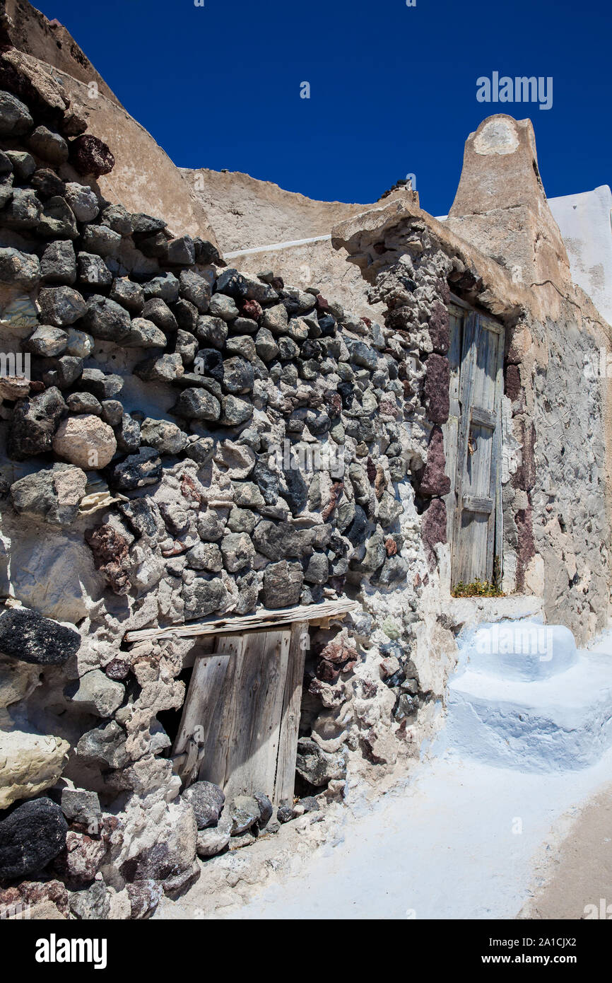 Santorini venetian castle akrotiri hi-res stock photography and images ...