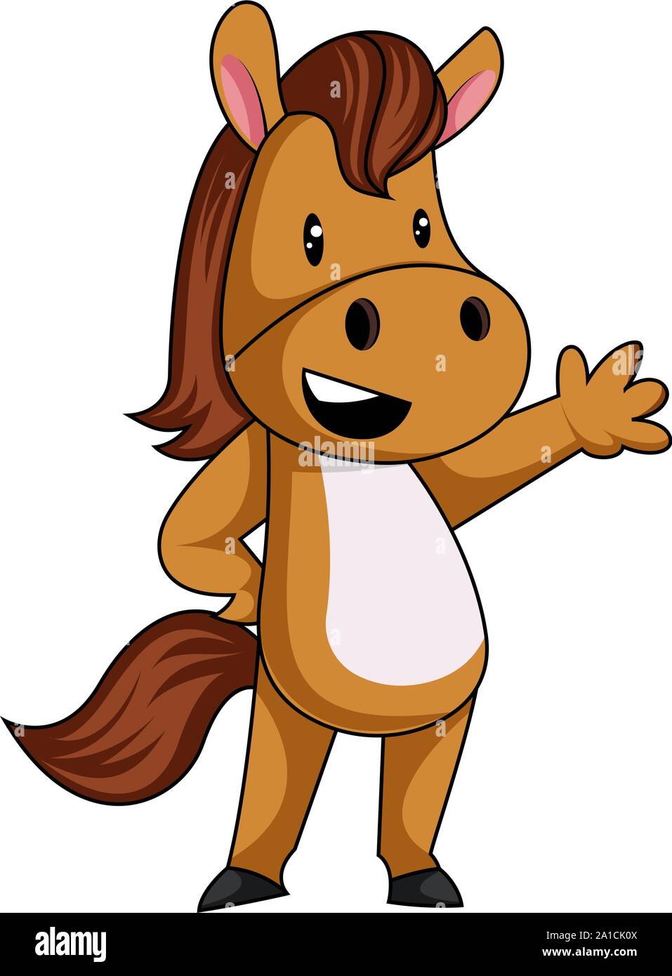 Sea horse black isolated Cut Out Stock Images & Pictures - Alamy