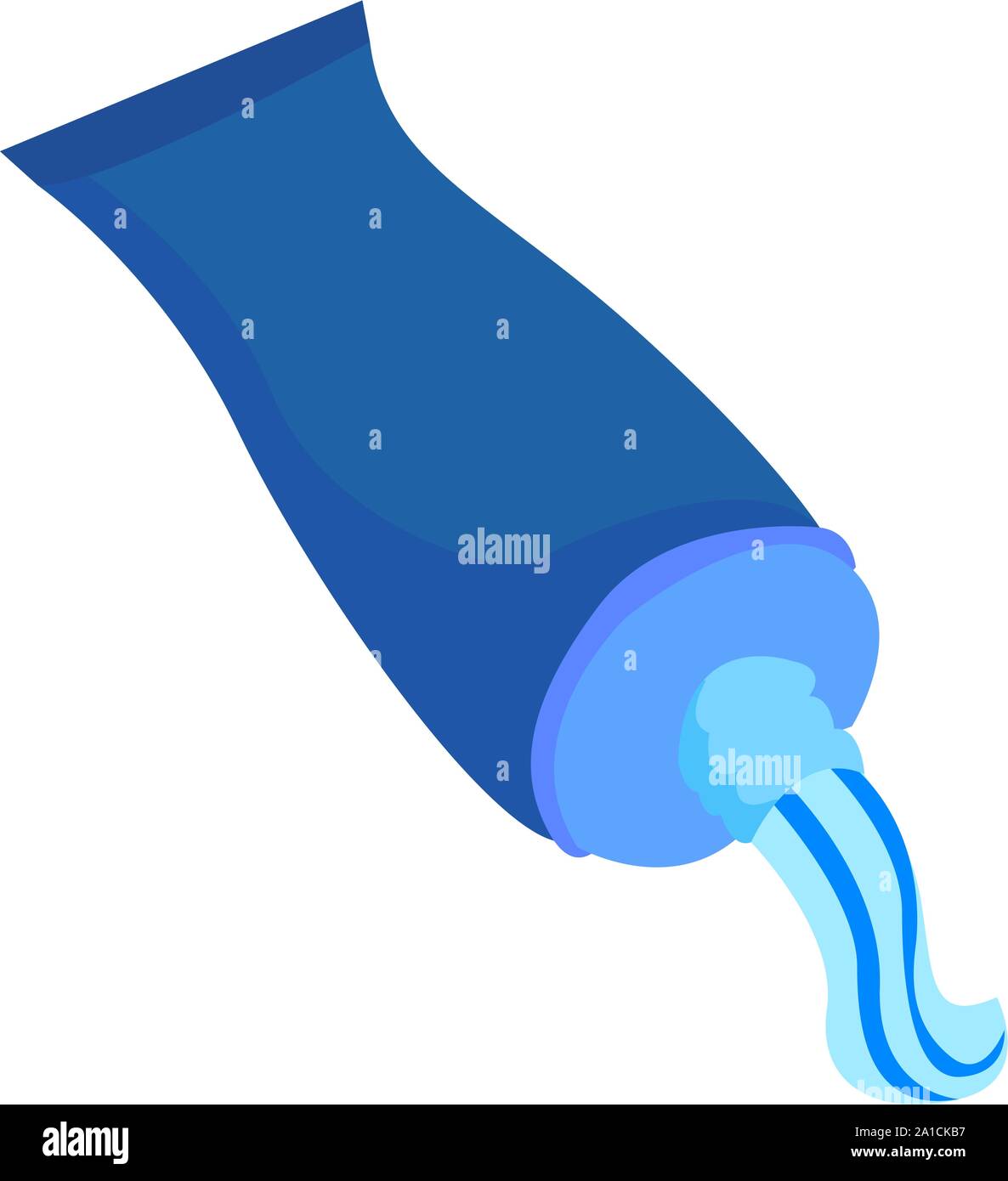 Toothpaste, illustration, vector on white background Stock Vector Image ...