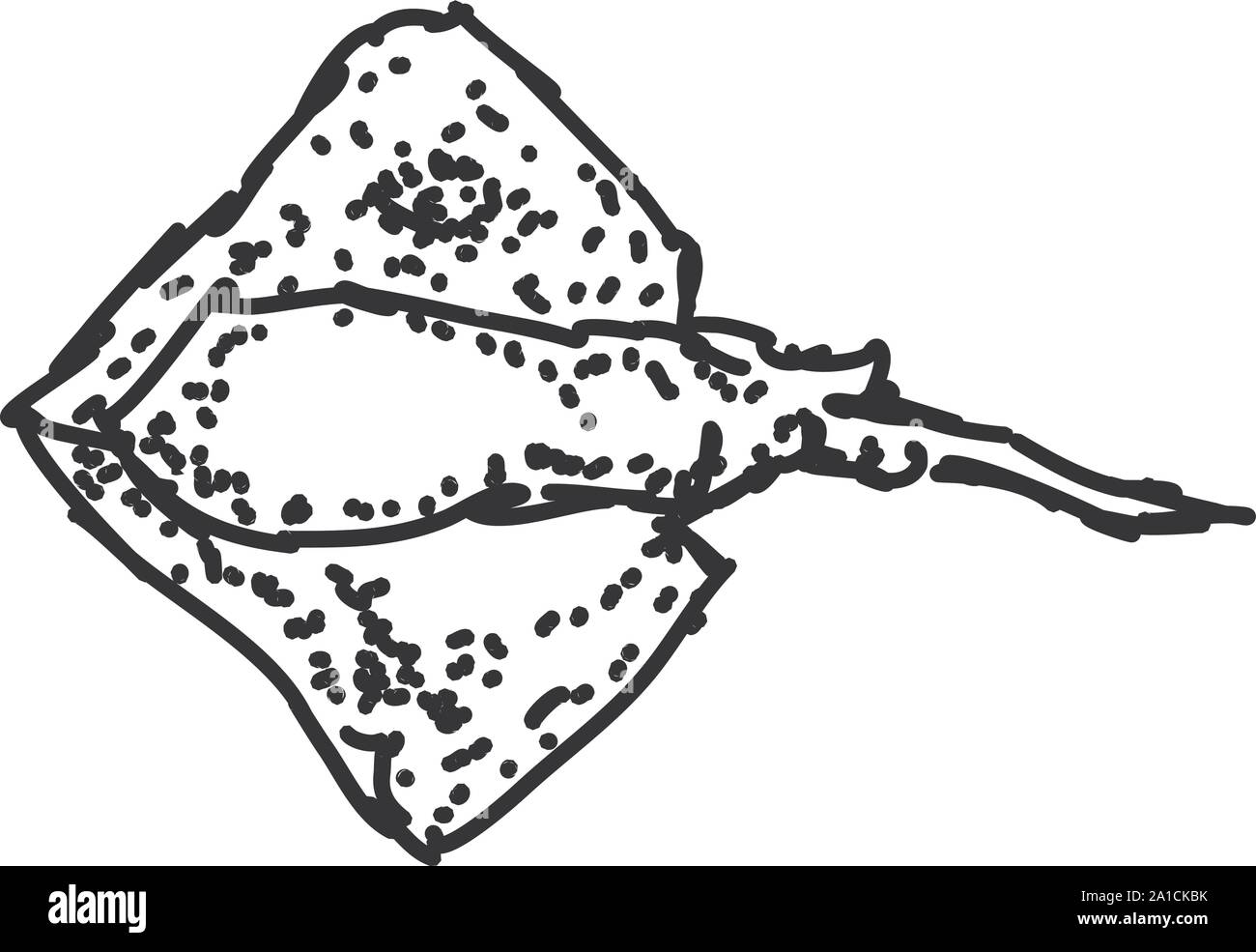 Fish drawing, illustration, vector on white background Stock Vector ...